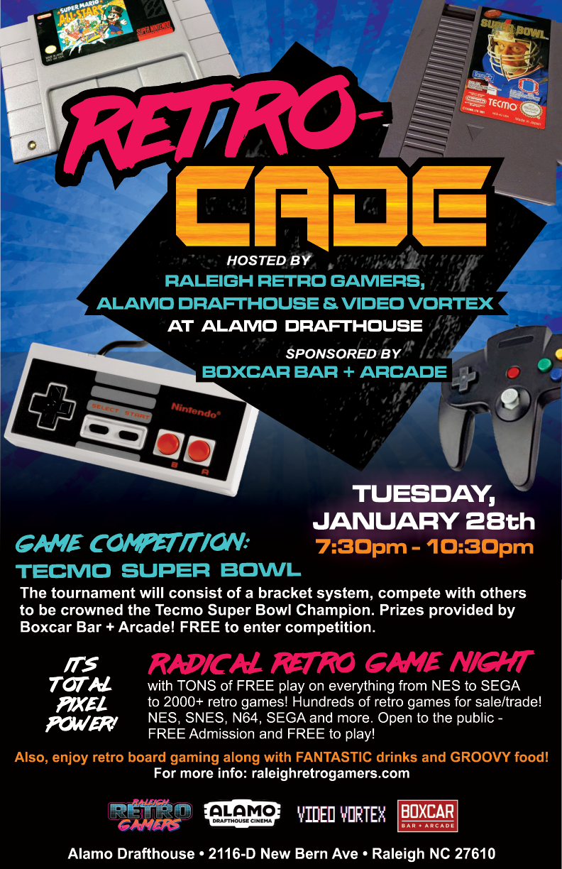 Retro-Cade! Part Deux @Alamo Drafthouse - The NES Page